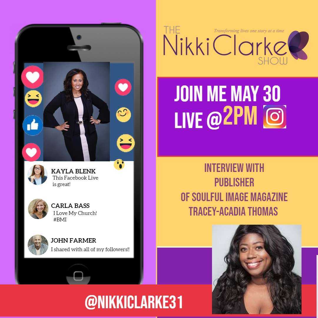 Nikki Clarke Show Live on Instagram - Nikki Clarke Network