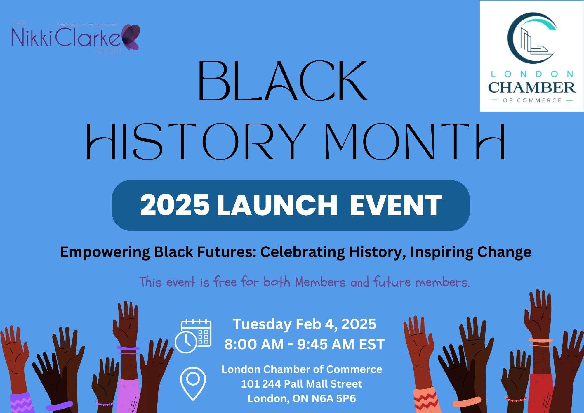 Black History Month 2025 Launch Event - Nikki Clarke Network